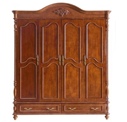 latest 4 door bedroom wardrobe solid wood wardrobe design