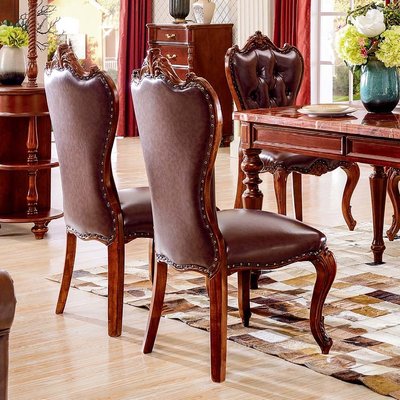 American Style Antique Wooden Dining Room Chairs