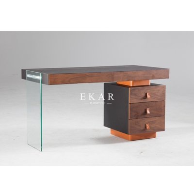 Modern Table Italian Design Office Desk With Side Drawer