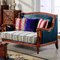 Latest European American Design Furniture Living Room Sets Leather Sofa Set Designs