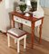 Antique bedroom furniture wooden white dressing chair