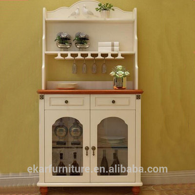 Mediterranean Concise style dining room furniture wood sideboard