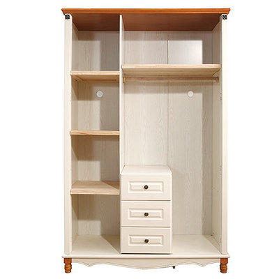 Classic Countryside Style 3 Doors Clothes Cabinet Wardrobes