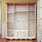 Antique Countryside Style 4 Doors Cloth Cabinet Wardrobes