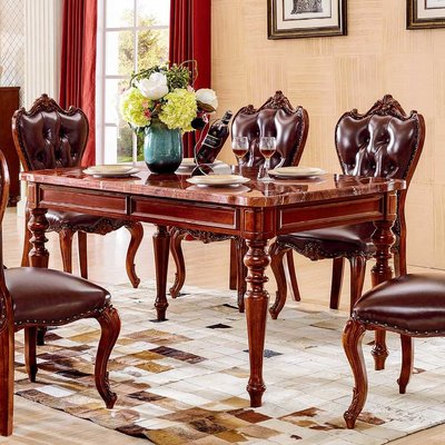 American Style Antique Wooden Dining Room Chairs