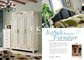 classic design 3 door bedroom wardrobe solid wood wardrobe