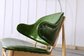 Green Leather Living Room Furniture Relax Chair