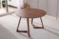 Modern Wooden Style Ash Wood Round Dining Table