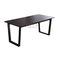 Ash Wood Marble Top Modern Dining Table Wood