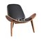 Italy Latest Design Solid Wood Home Coffee Shop Lounge Leisure Chair