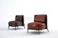 Living Room Metal Legs Contemporary Design Fabric Modern Sofa Set