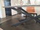 Modern Metal Base Italian Style Marble Dining Table Set DA-T825