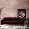 Modern Italian Design Contemporary Fabric Sofa