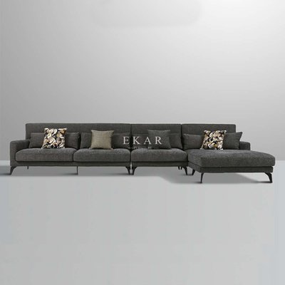 Living Room Sofa Home Furniture Latest New Design Couch L Sofa Set  AW-ES18-1809