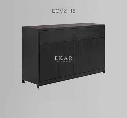 Dining Room Buffet Black Wood Cabinet Sideboard Modern